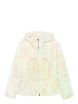 Casablanca Faux-fur Hooded Jacket - White