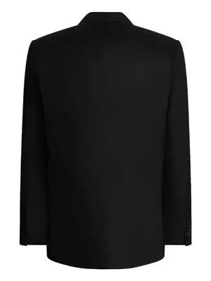 Dolce & Gabbana Martini Light Single-breasted Flannel Jacket - Black