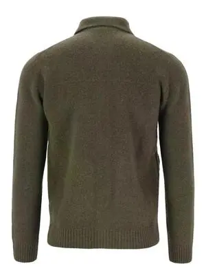 AL DUCA D’AOSTA 1902 Zip-up Pocket-detail Cardigan - Green