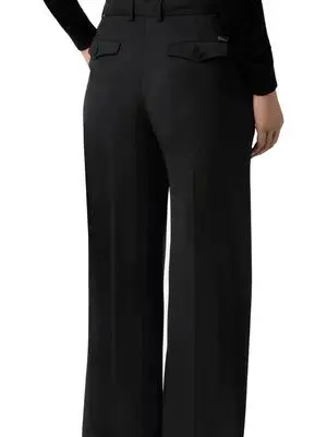 Paul & Shark Wide Leg Palazzo Pants - Black