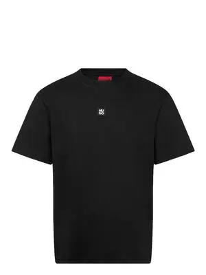 Hugo Dilanso Logo-patch T-shirt - Black