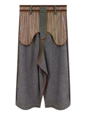 KA WA KEY Inside Out Tailored Trousers - Grey