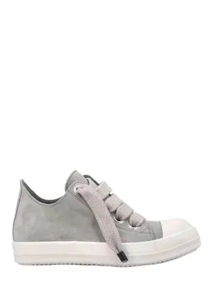Rick Owens Rick Owens Jumbo Lace Low Suede Sneakers Grey