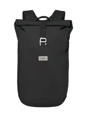 OSPREY Medium Roll-top Buckle-fastening Backpack - Black