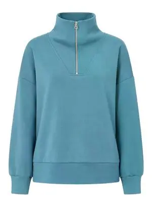 Varley Hawley Half-zip Sweater Blue