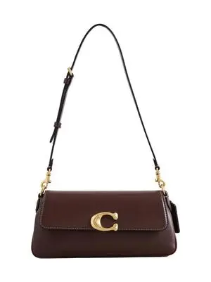 COACH Refined Calf Leather Jet Shoulder Bag - Maple