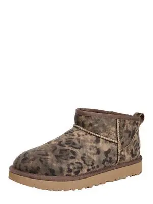 UGG Classic Ultra Mini Spotted Boots - Chestnut