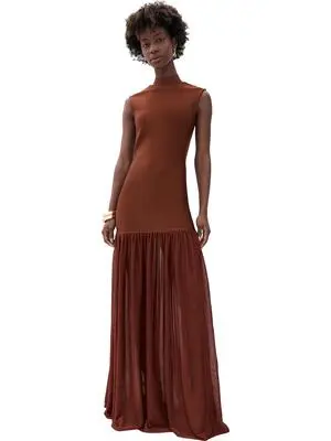 Retrofete Zosima Knit Dress - Cigar