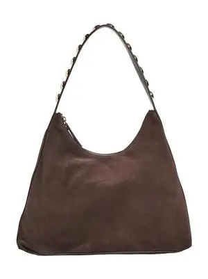 LOEFFLER RANDALL Stassie Studded Slouchy Suede Shoulder Bag - Tmoro