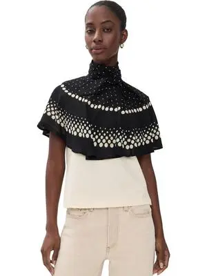 Sea Elly Polka Print Cape T-shirt - Multi