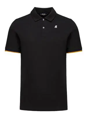 K-WAY Short-sleeved Polo Shirt - Black