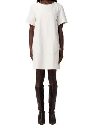 Max Mara Wkdaloa Short-sleeve Mini Dress White