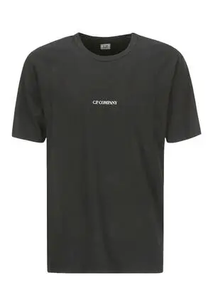 C.P. COMPANY Jersey Garment Dyed T-shirt - Black