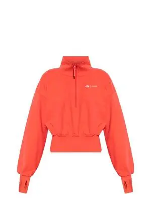 Adidas X Moon Boot High Neck Zip-up Sweatshirt - Orange