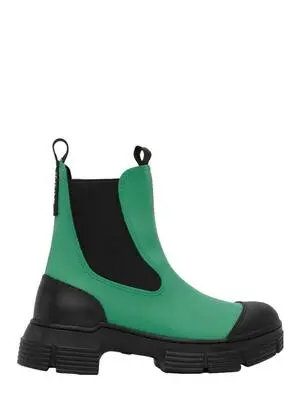 GANNI Chunky Slip-on Boots - Black