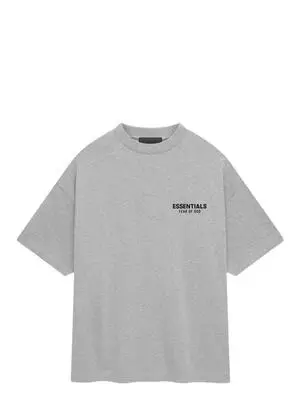 Fear Of God Logo Crew Neck T-shirt - Gray