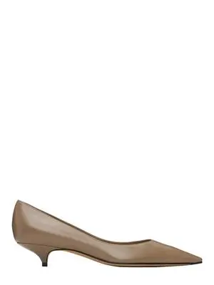 THE ROW Pointed Mid-heel Shoes Brown