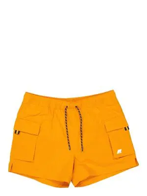 K-WAY Mellow Cargo Swim Shorts - Orange
