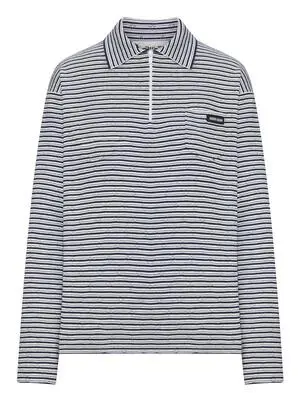 Miu Miu Cotton, Cashmere And Silk Polo Shirt - Multicolor