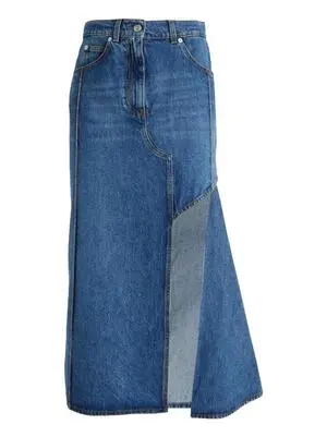 Alexander McQueen Denim Skirt - Multicolor