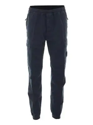 Stone Island Logo Track Pants - Blue