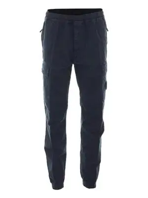 Stone Island Logo Track Pants - Blue