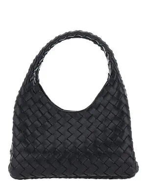 Bottega Veneta Small Intreccio Shoulder Bag - Black