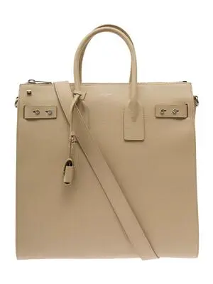 Saint Laurent Grainy Leather Tote Bag - Multicolor