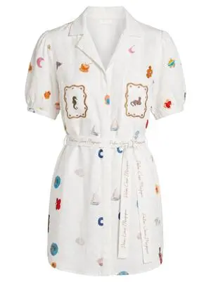 PALM COLLECTIVE Magique Dress - White