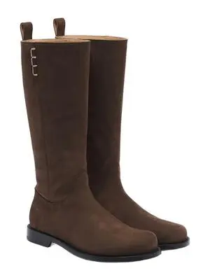 JW Anderson Suede Knee-high Boots - Brown