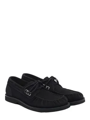 JW Anderson Suede Boat Shoes - Blue