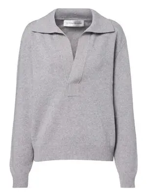 Victoria Beckham Genevieve Wool And Cashmere Sweater - Grey