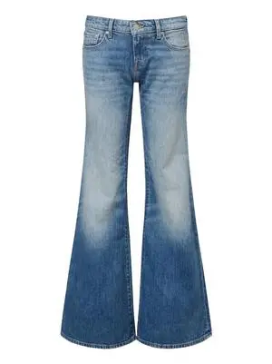 7 For All Mankind Low Flared Jeans - Blue