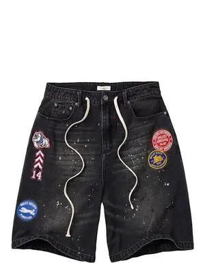 VALE FOREVER Paradise Jorts - Black