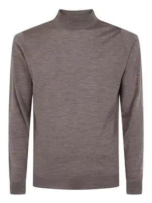 John Smedley Sweater Merino Wool "harcourt - Brown