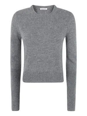 BY MALENE BIRGER Wool Long Sleeve Pullover - Gray