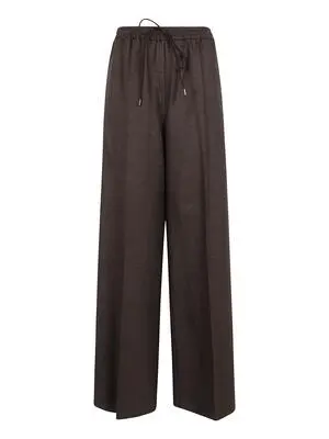 Max Mara MAX MARA Shetland Wool Trousers Gray