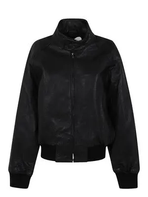 Studio Nicholson Jacket Leather "harrington - Black