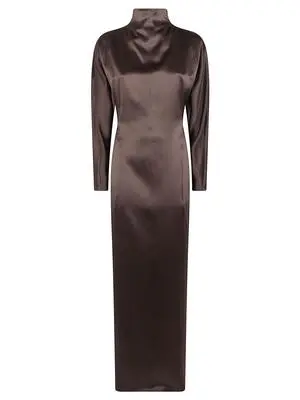 Max Mara Dress Long Sleeve "mxs Spuma - Gray