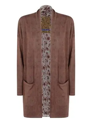 IN BED WITH YOU Jacket Reversible Shawl "zb53 268 Floral Print - Multi