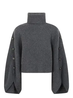 Zimmermann Sweater Buttoned "valiant - Gray