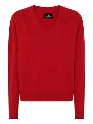 ANINE BING Sweater Long Sleeve "lee" Red