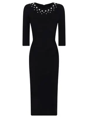 Chiara Boni La Petite Robe Dress Midi Zip "shire - Black