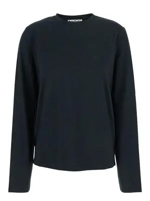 Acne Studios ACNE STUDIOS Cotton Long-Sleeved T-shirt With Logo Multicolor