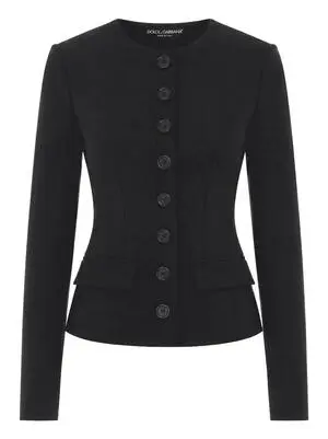 Dolce & Gabbana Wool Jacket - Black