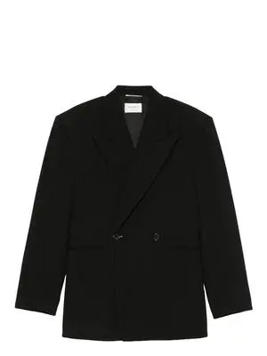 Saint Laurent Jackets Blazers - Black