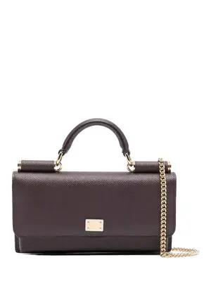 Dolce & Gabbana Bag With Chain And Logo Plaque - Multicolor