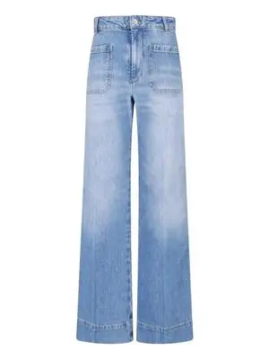 Victoria Beckham Alina Flared Jeans - Blue