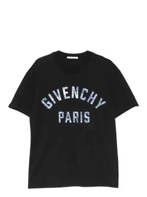 Givenchy T-shirt With Appliqu - Black