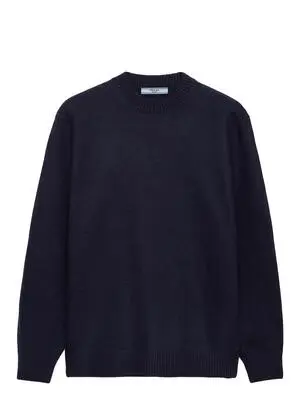 PRADA Prada Wool And Suede Sweater
